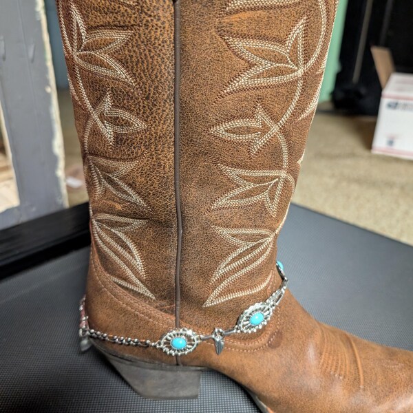 Wild Rag Scarf Slide bandana Slide Spoke Wheel Look Faux Turquoise ...