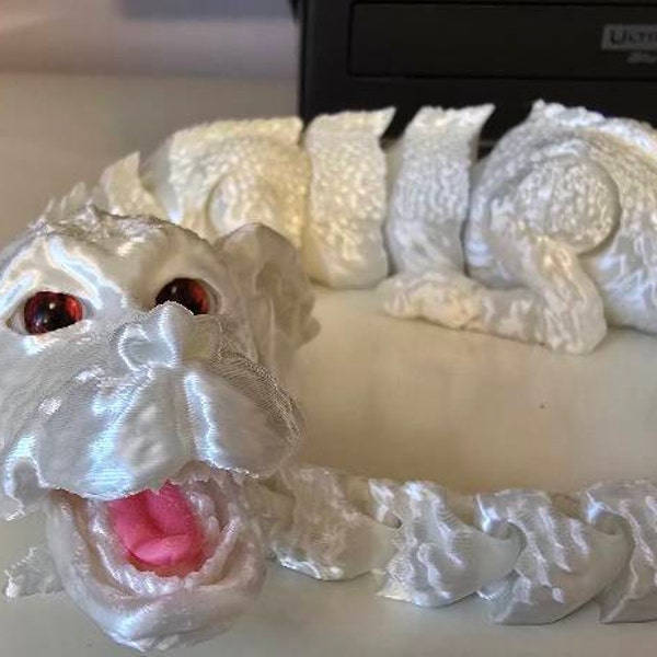 Falkor Luck Dragon Never Ending Story 80s Nostalgia Articulated Desk ...