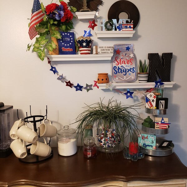 Let Freedom Ring 4th of July DIY Decorations/ Tier Tray Kit - Etsy