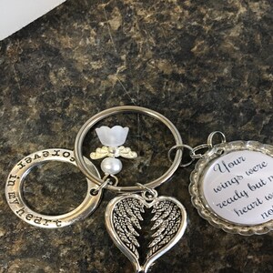 Remembrance Keychain Memorial Gift Memorial Keyring Photo Memorial Gift ...