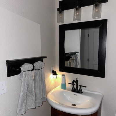 2.5 Frame Mirror With 5 Deep Shelf 22 Colors - Etsy