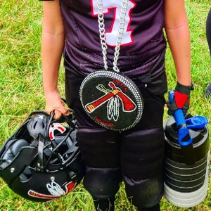 49ers Red and Black Bling Chain San Francisco 49ers Chain San Francisco ...