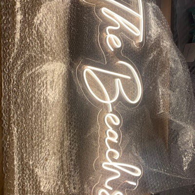 Custom Neon Sign Light, Wedding Sign, Wedding Tag Sign, Last Name Light ...