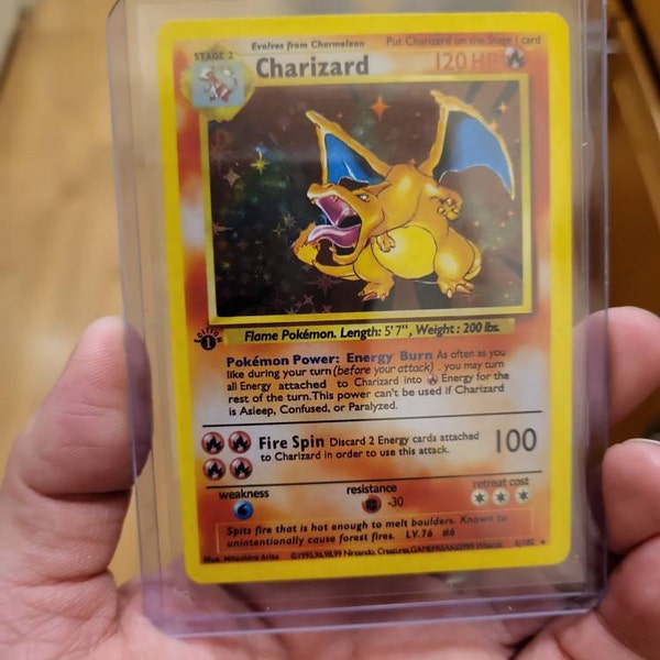 High Quality Charizard Blastoise and Venusaur Custom Handmade Card With ...