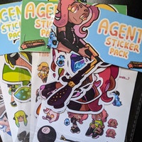 Splatoon Deep Cut Sticker Pack Shiver Frye Big Man - Etsy