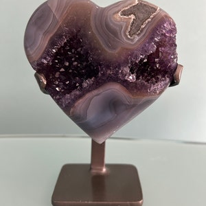 1.7LB AAA Deep Purple Uruguayan Amethyst Rosette Geode Amethyst Geode ...