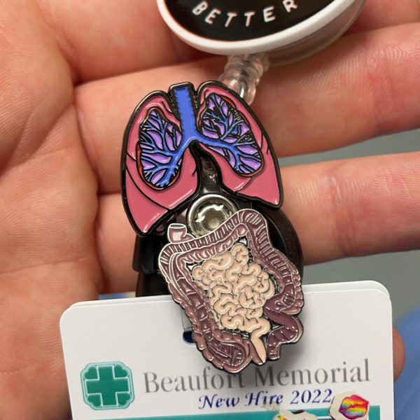 Lung Pin - Enamel Pin - Anatomy - Medical - Etsy