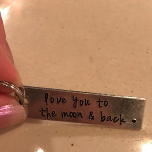 Personalized Keychain, Custom Keychain, Engraved Keychain, Rectangle ...