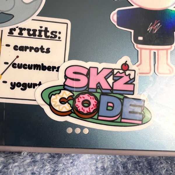 Skz Code Logo Sticker / Stray Kids Sticker / Kpop / Holo, Matte Vinyl ...