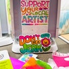 Support Your Local Artist Vinyl Sticker Rainbow - Etsy