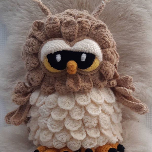 Crochet Pattern Owl, Pattern Amigurumi Toy Owl, Tutorial Crochet Toy ...