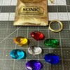 Sonic - Gold 9 Mini Metal Power Rings - Game Figure Display - Etsy