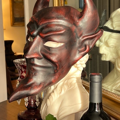 Masquerade Mask the Devil Venetian Mask Devil - Etsy