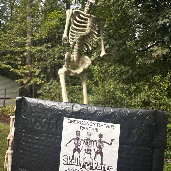 UPGRADED 12ft Skeleton Replacement Bracket for Home Depot Skelly Elbow ...