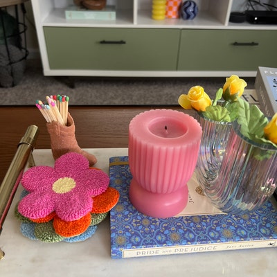 Tufted Magic 8 Ball Pillow, Punch Needle Pillow, Housewarming Gift ...