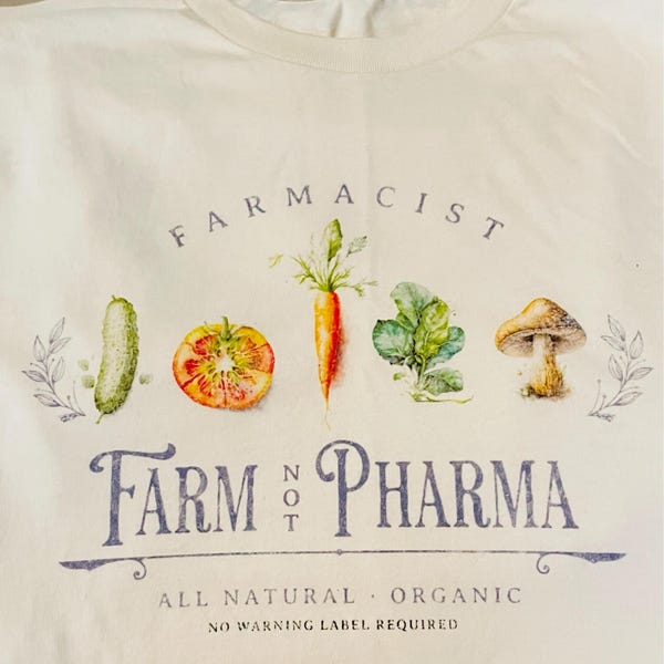 Veggie Shirt, Gardening Shirt, Farm Not Pharma Shirt, Farmacist Shirt ...