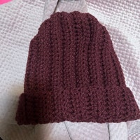 Easy Crochet Pattern-crochet Hat Ribbed Wonder Hat Pattern, Crochet Hat ...