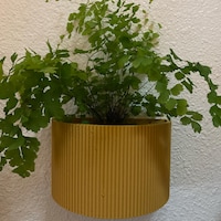 Funky Plant Pot in Matte Terracotta Red, Mid Century Modern Pots With ...