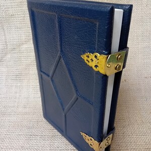 Large Red Journal With Leather and Brass Clasps Life Journal Journal ...