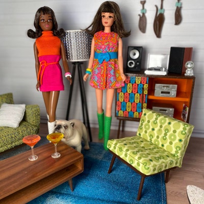 Pink Record Player for 1:6 Scale Doll solid Wood Multiple - Etsy