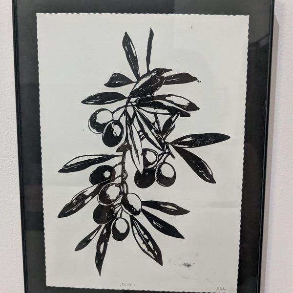 Moon Phases & Zodiac Signs Linocut Print DIN A4 | Detailed Linocut ...