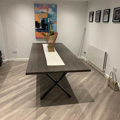 ANKI. A Shape Home Office Desk Legs Metal Dining Table - Etsy