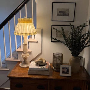 Box Pleat Yellow Plaid Lampshade | 100% Cotton - Etsy