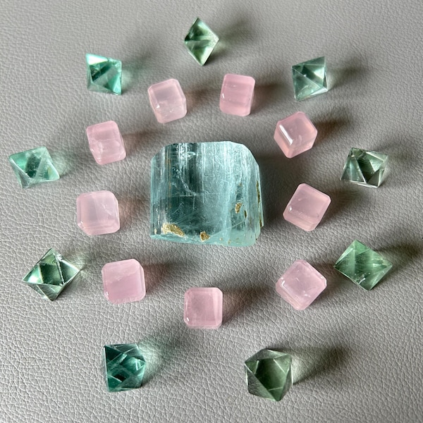 Libra Zodiac Stone Set, Crystals for Libra, Zodiac Stones, Crystal Gift ...