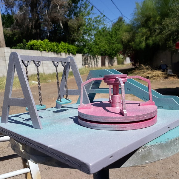 Craft Kit of Playground Roundabout .SVG File | Digital Download ...