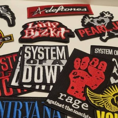 Rock Music Patch / Rock Heavy Metal Patch / Sew or Iron on Embroidered ...