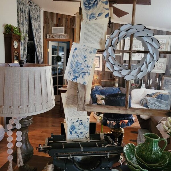 3 Blue Floral Pattern Chinoiserie Prints | Blue and White Botanical ...