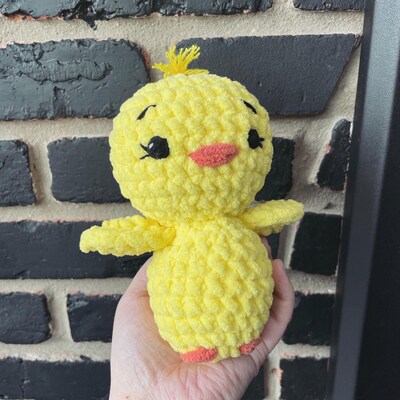 PATTERN: Plush Chirp the Chick Pattern Amigurumi Chunky Chick Pattern ...