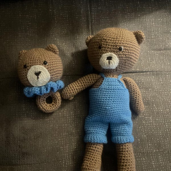 Bear Crochet Pattern, Tutorial, Bear Crochet Bundle PDF, Boy, Bear ...