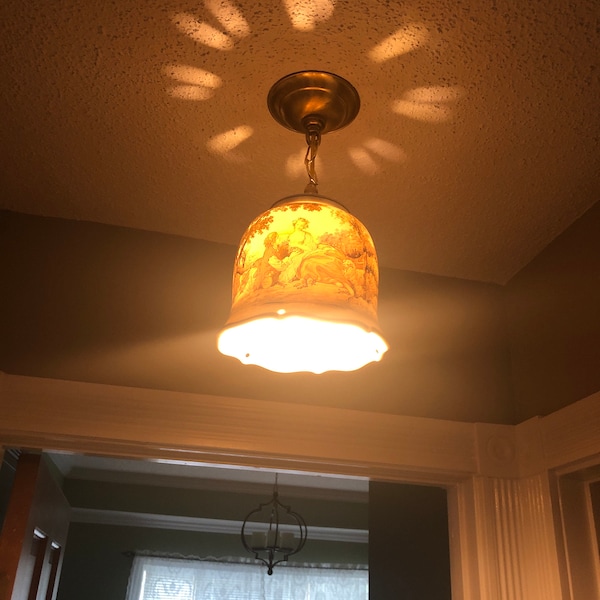 Traditional Brass Ceiling Canopy for Chandeliers and Lighting Fixtures ...
