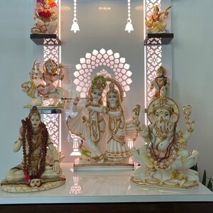 Templehub Wooden Temple White LED Light for Home and - Etsy