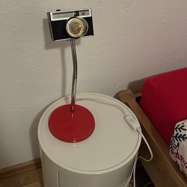Vintage Lamp Camera Halina Bedside Lamp Retro Lamp Desk Lamp Table Lamp ...