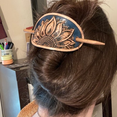 Tooled Southwestern Compass Rose, Moon, Sun Black Leather Guitar Strap ...