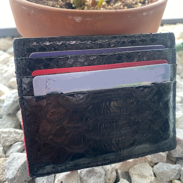 A5 Planner Binder Black Python Leather - Etsy