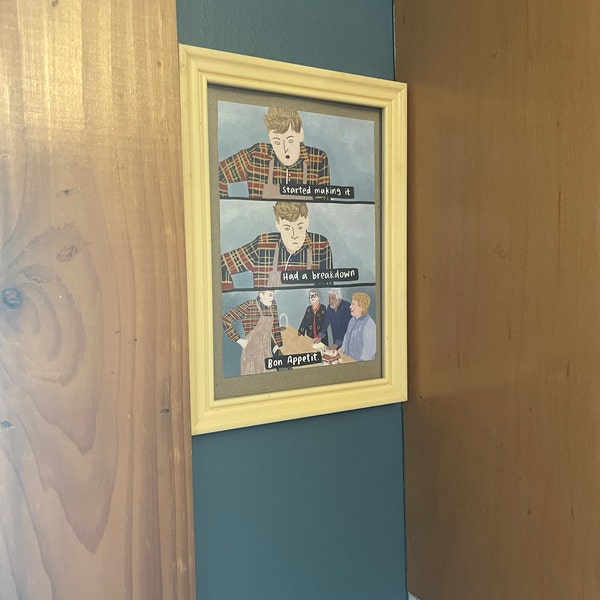 Great British Bake off - James Acaster Meme Card - Etsy