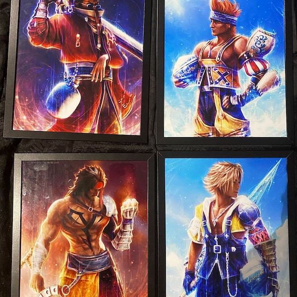 Jecht Final Fantasy X- Limited Edition Fine Art Print -FFX Poster - Etsy