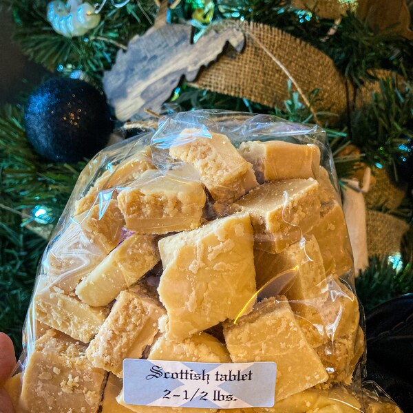 Butterscotch Scottish Tablet Candy - Flavored Authentic Scotland Family ...