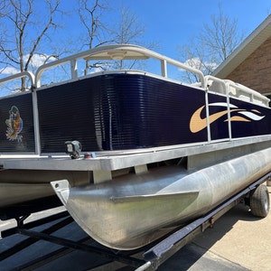 Vinyl Graphics Pontoon Graphics Boat Graphics Many Color Options Right ...