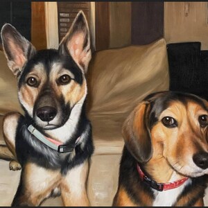 Custom Dog Drawing Dog Memorial Photo to Sketch Charcoal | Etsy
