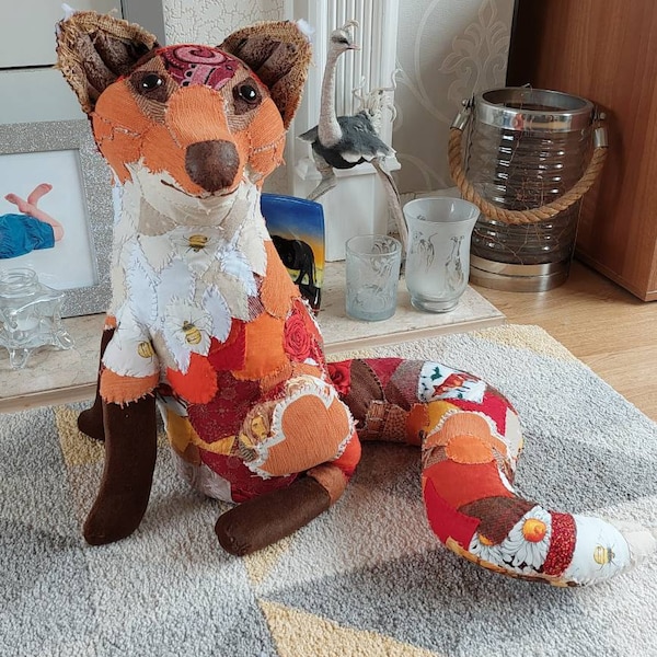 Finlay Scrappy Fox PDF Pattern and Instructions With Youtube Video - Etsy