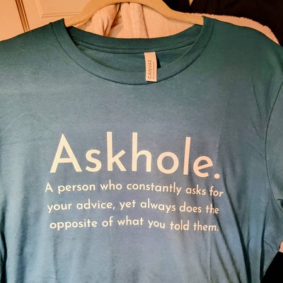 Askhole Funny Meaning Shirt, Funny Dictionary Shirt, Dad Shirt ...