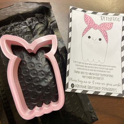 Ghost Cookie Cutter betty Boo Girl 3D Printed Cookie Cutter - Etsy
