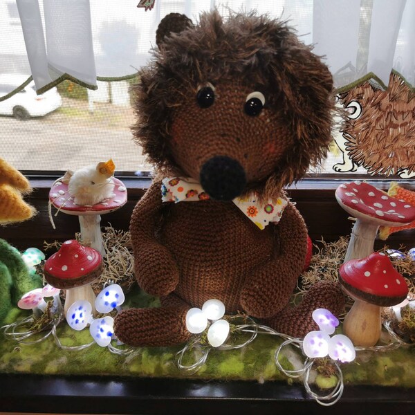 CROCHET PATTERN Hedgehog Eef - Etsy