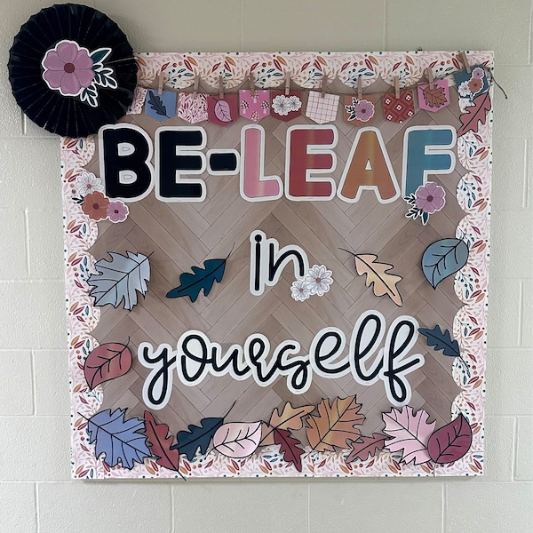 Fall Classroom Bulletin Board Decor: Leaf Theme (PDF) - Etsy