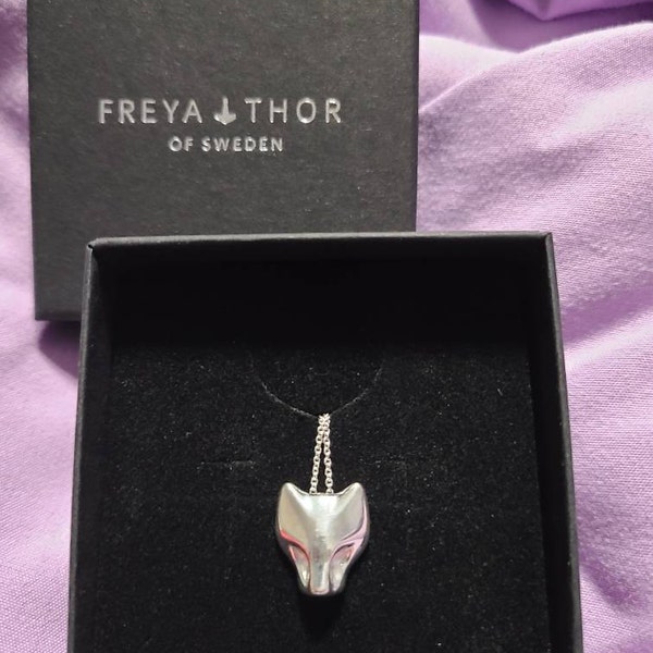 Golden Tear of Freya Necklace-sweden Handcrafted-up-cycled Sterling ...