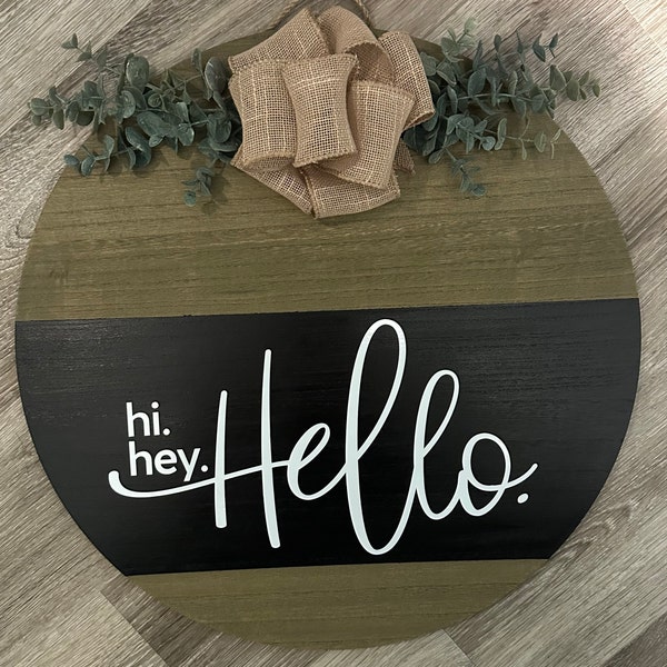 Hi. Hey. Hello. SVG | Welcome Design - Etsy